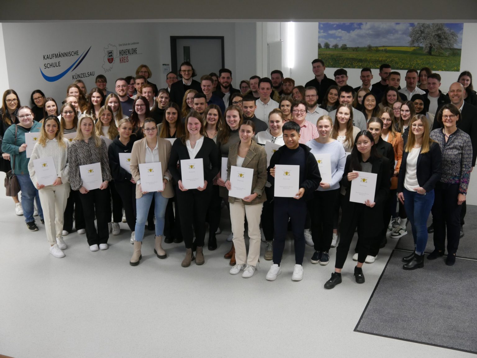 Abschlussfeier der Kaufmännischen Berufsschule im Winter 2022/2023 | Kaufmännische Schule Künzelsau