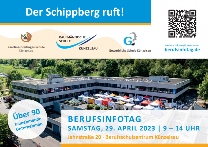 Flyer Berufsinfotag 2023 | Kaufmännische Schule Künzelsau