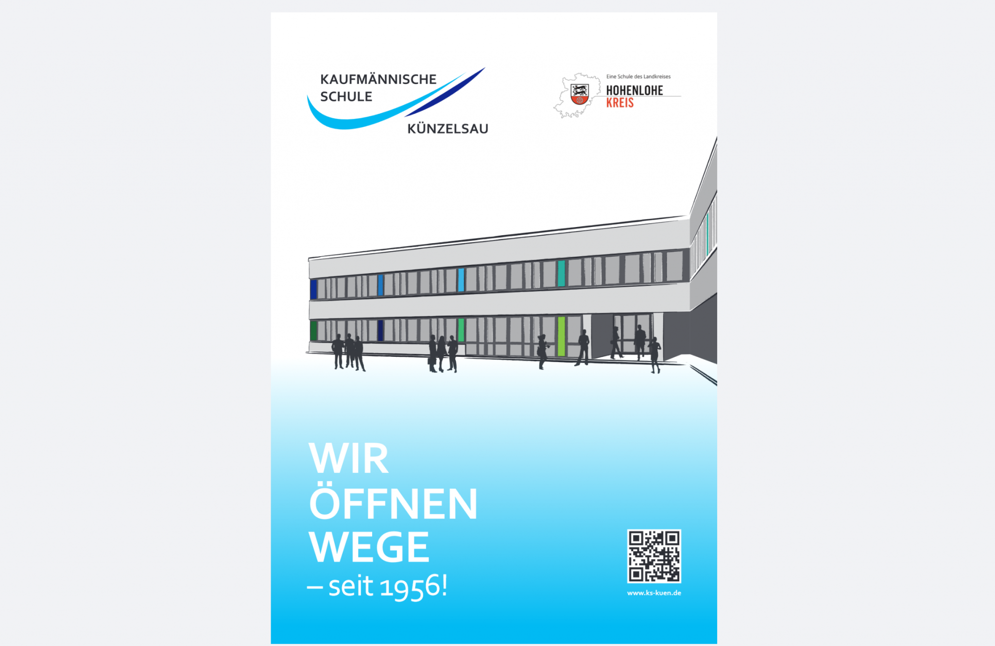 Besuchen Sie uns mit unserer interaktiven Schulbroschüre | Kaufmännische Schule Künzelsau